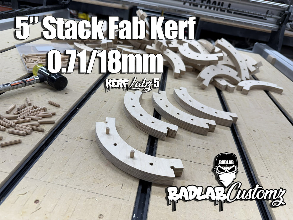 5" Kerfs (50 count) – BADLAB Customz